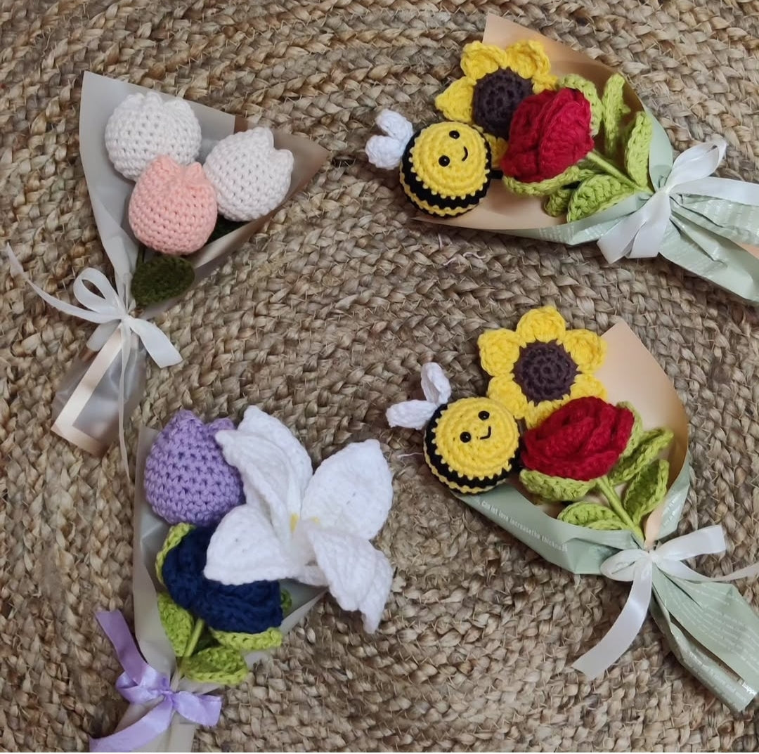 Mini bouquets – Twisttheyarn